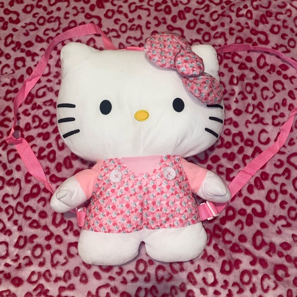 Hello Kitty | Bags | Hello Kitty Plush Backpack | Poshmark